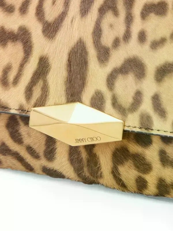 JIMMY CHOO Cinch Clutch With Chain Small