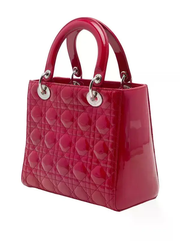 Dior 2012 Medium Patent Cannage Lady Satchel