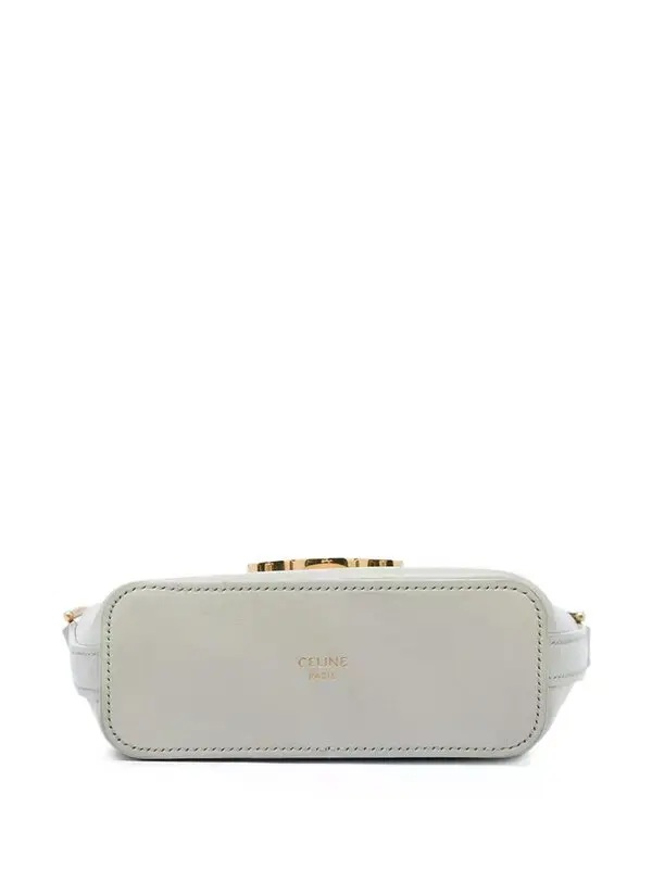 Celine 2023 Mini Calfskin Triomphe Bucket Bag Satchel