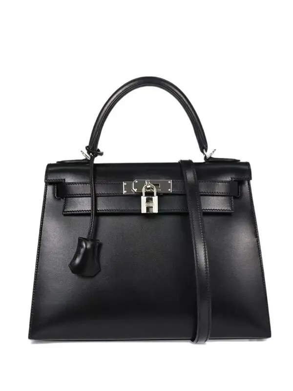 Hermès 2007 28 Kelly Sellier Handbag - Black