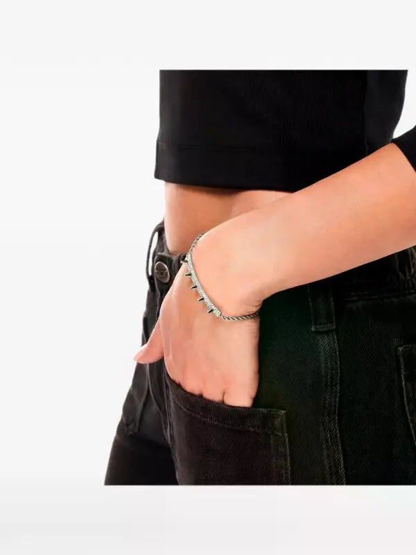 DIESEL® Stainless Steel Id Bracelet - Silver