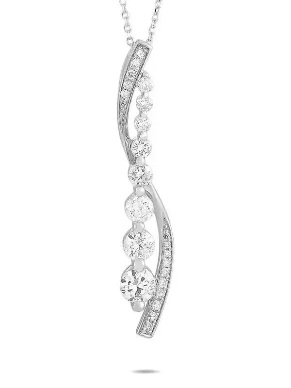 LB EXCLUSIVE 14k Gold Diamond Necklace