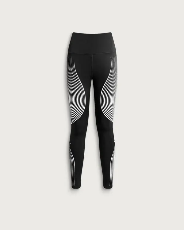 Nike High-waisted Full-length Running Leggings - Black/silver