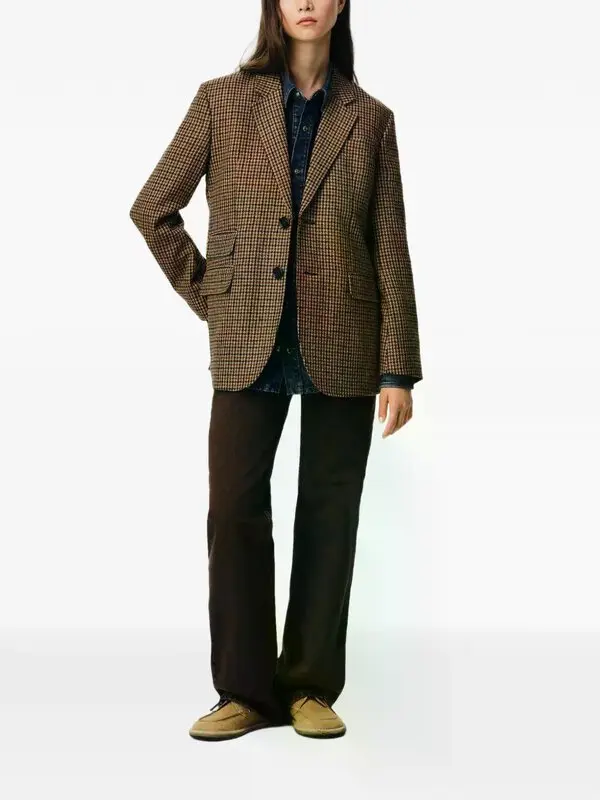AMI Paris Single Breasted New Wool Blazer
