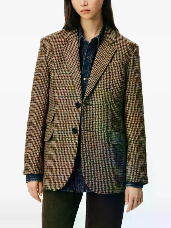 AMI Paris Single Breasted New Wool Blazer