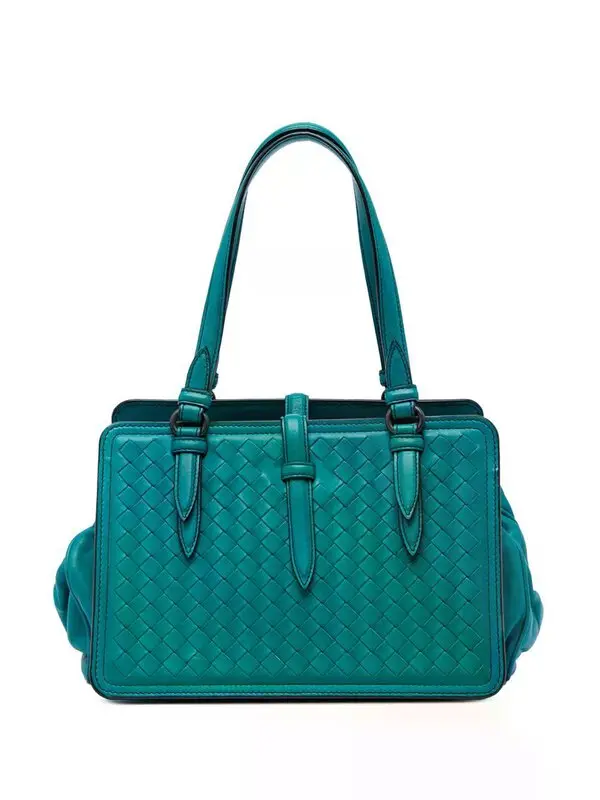 Bottega Veneta 2012-2026 Nappa Intrecciato Frame Handbag