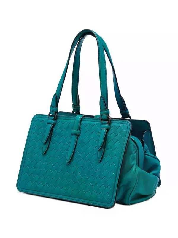 Bottega Veneta 2012-2026 Nappa Intrecciato Frame Handbag