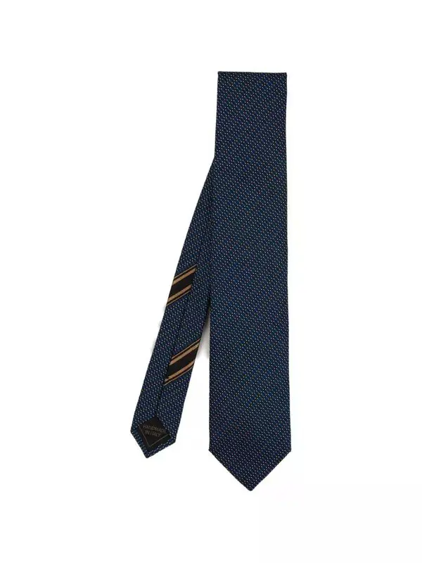 Brioni Micro-jacquard Silk-blend Tie