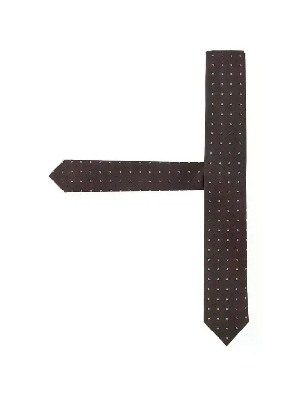 BOSS Silk-blend Tie With Jacquard-woven Pattern