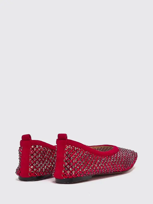 TWENTY FOURHAITCH Ballet Flat - Red
