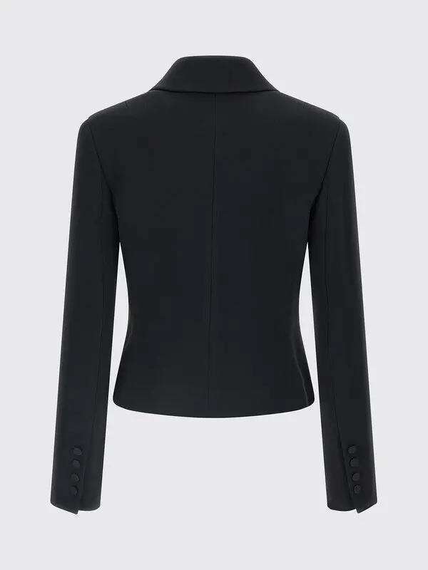 Ermanno Scervino Double-breasted Satin Blazer With Peak Lapels