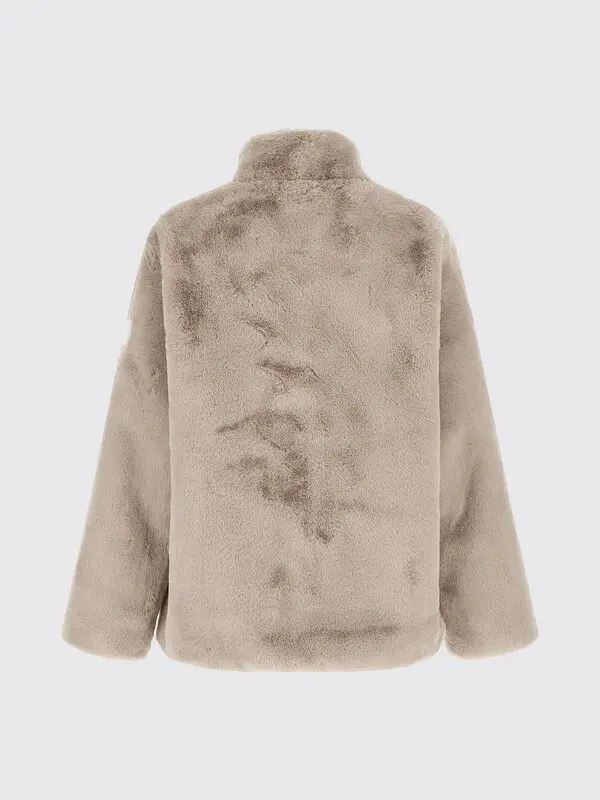 TATRAS High-neck Faux-fur Zip-up Jacket - Beige