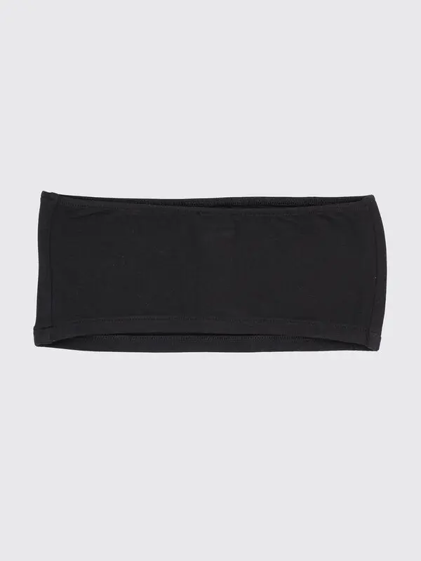 DIESEL® Logo Print Stretch-cotton Bandeau Bra