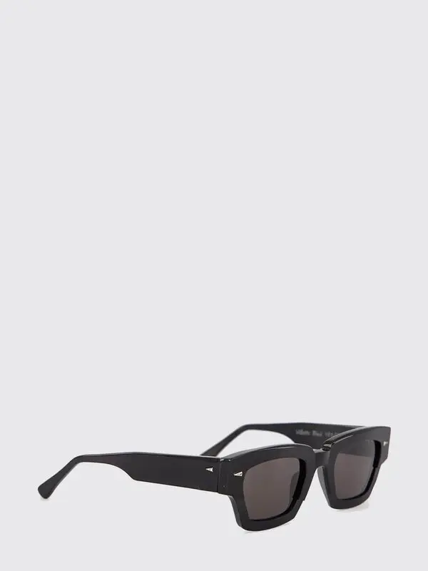 AHLEM Villette Rectangular Acetate Sunglasses With Gold-plated Details