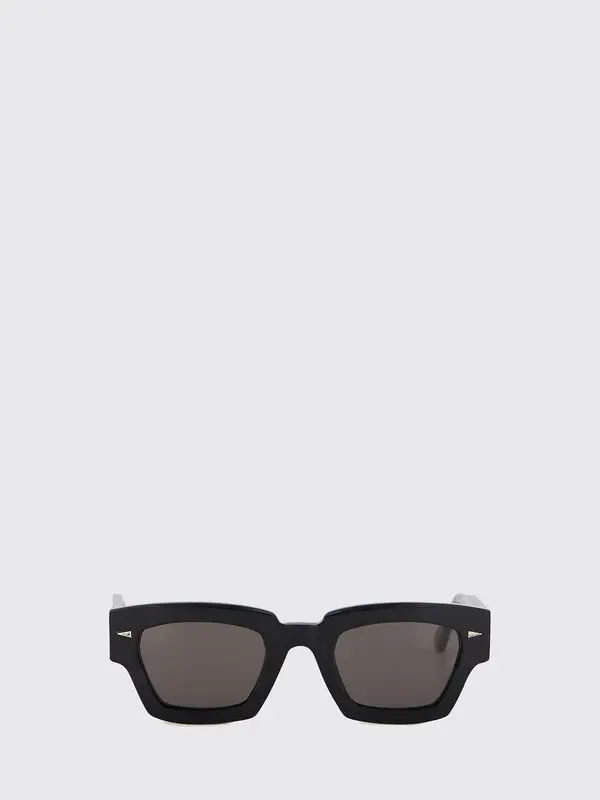 AHLEM Villette Rectangular Acetate Sunglasses With Gold-plated Details