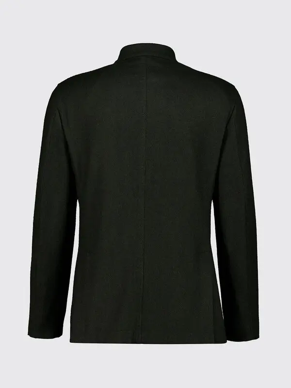 Boglioli Single-breasted Wool Blazer With Classic Collar And Patch Pockets