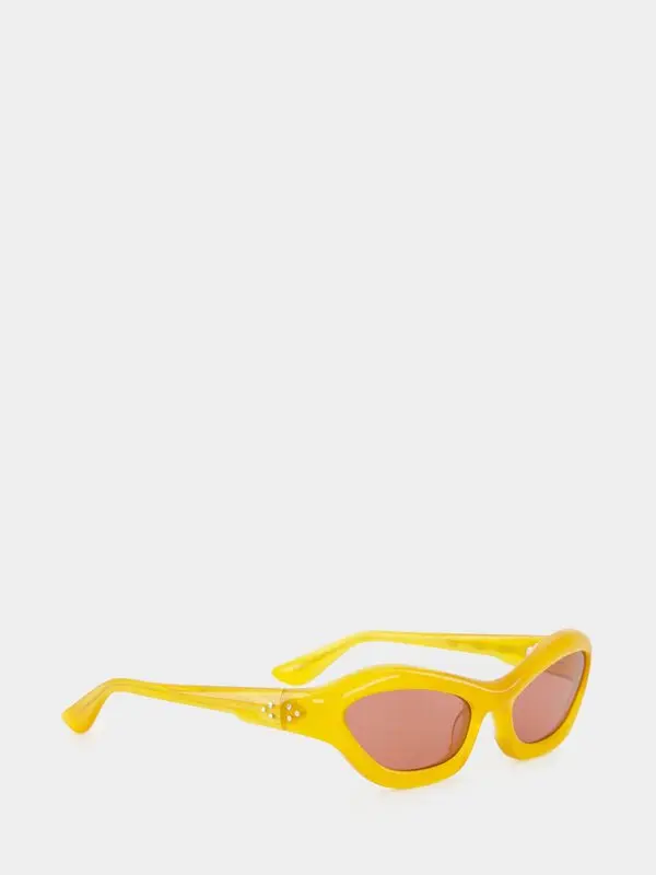 PORT TANGER Hayya Flared Cat-eye Sunglasses In Acetate