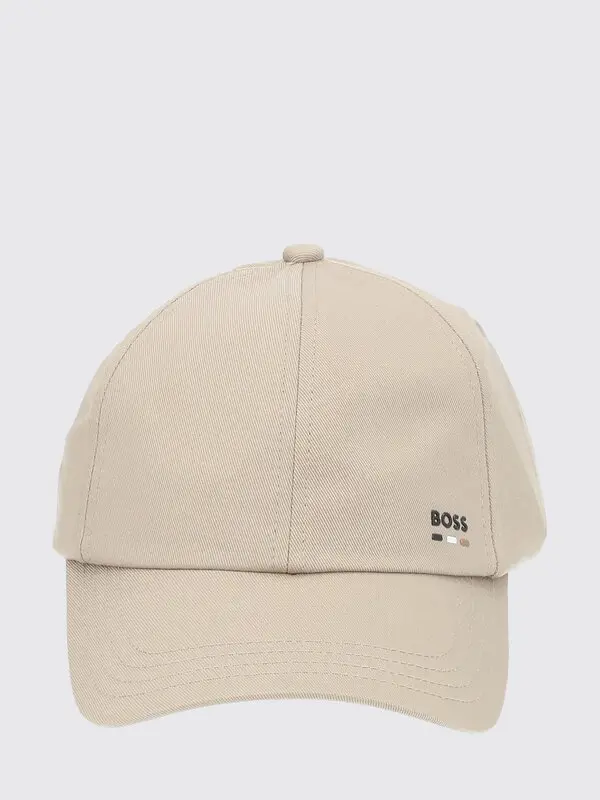 BOSS Cotton Baseball Cap With Contrasting Logo And Strap