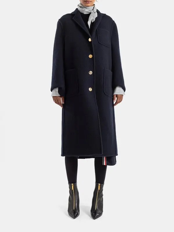 Thom Browne Coat - Navy