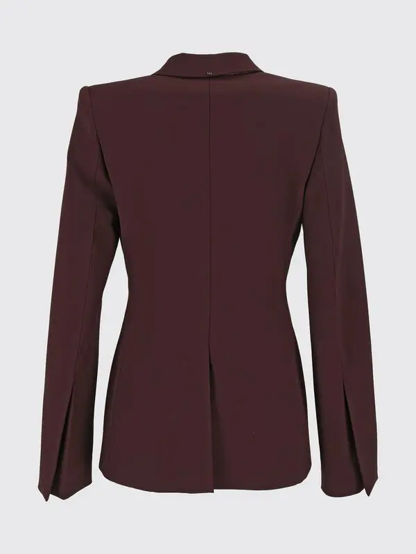 Sportmax Slim Fit Double-breasted Virgin Wool Blazer With Peak Lapels