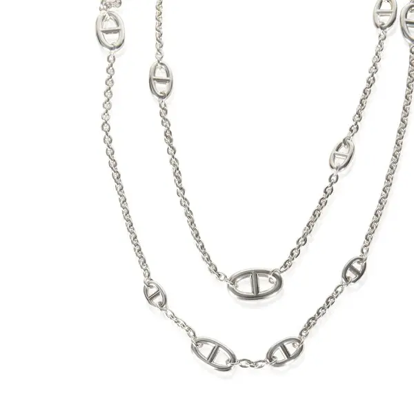 Hermès Sterling Silver Farandole Necklace