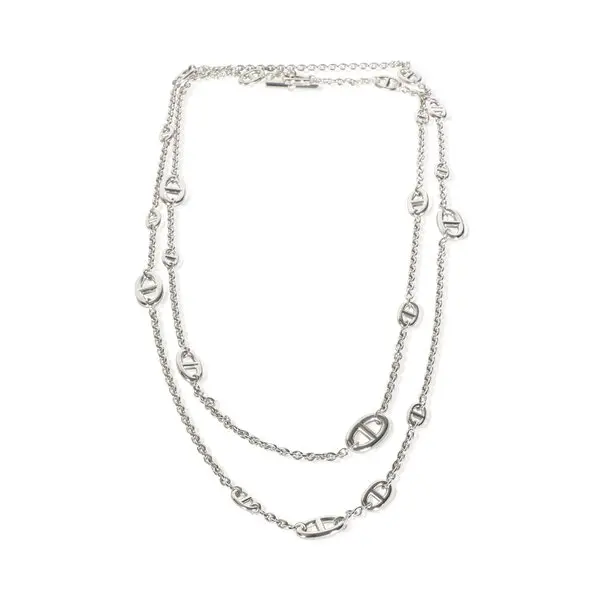 Hermès Sterling Silver Farandole Necklace