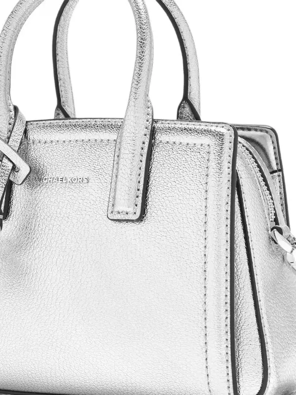 Michael Kors Laila Extra-small Metallic Leather Crossbody Bag
