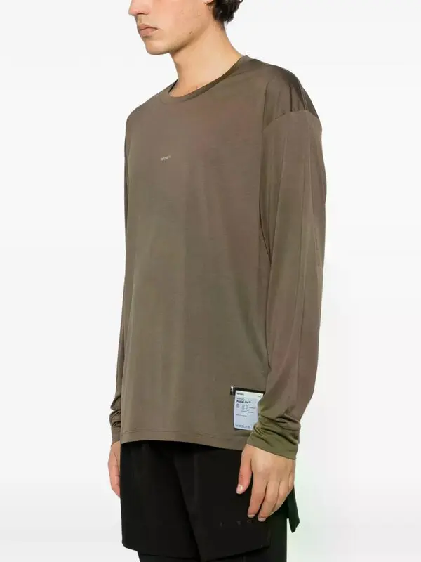 Satisfy Logo-print Long-sleeve T-shirt