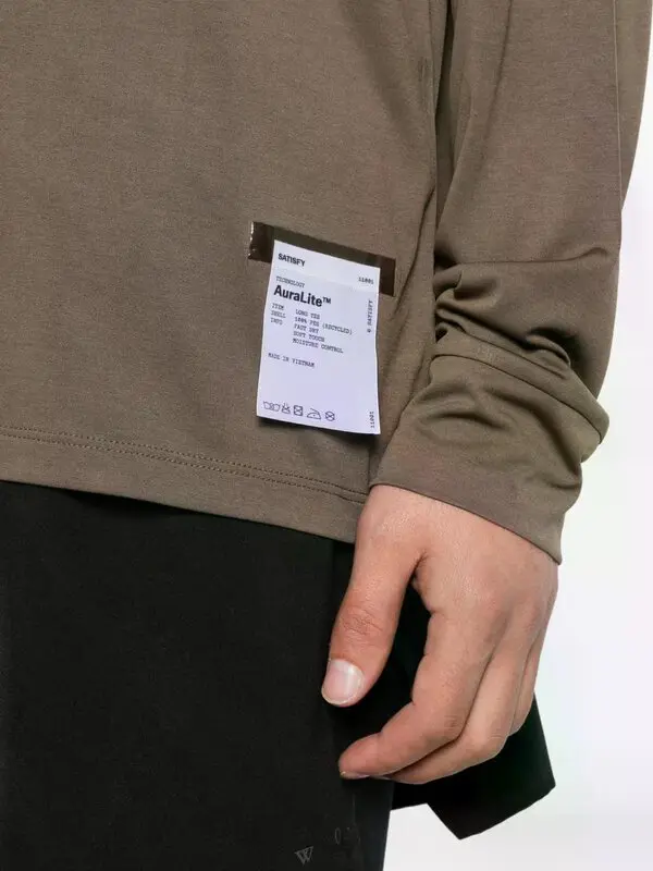 Satisfy Logo-print Long-sleeve T-shirt