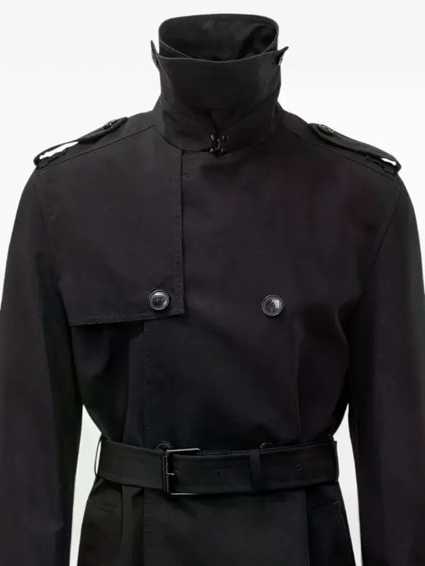 BOSS Cotton-blend Gabardine Trench Coat