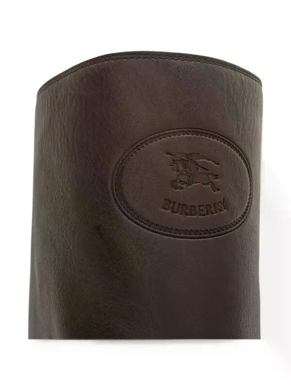 Burberry Leather Fife Heel Boots