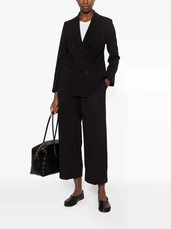 MY MYTHS Elasticated-waistband Cropped Trousers