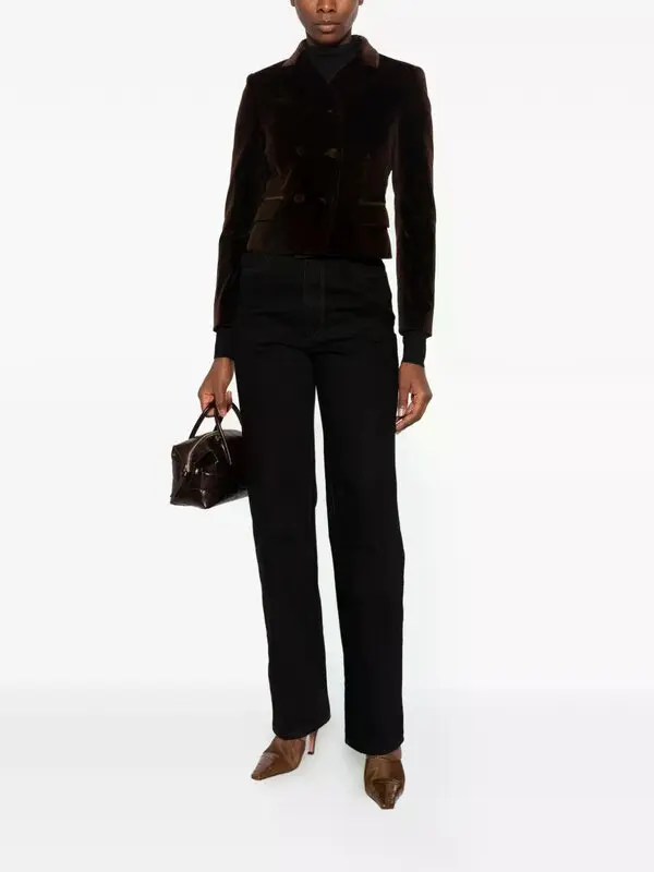 Tagliatore Double-breasted Velvet Jacket