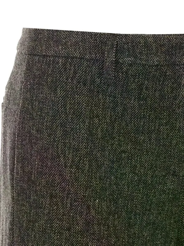 RUE DU BAC Chevron-effect Trousers