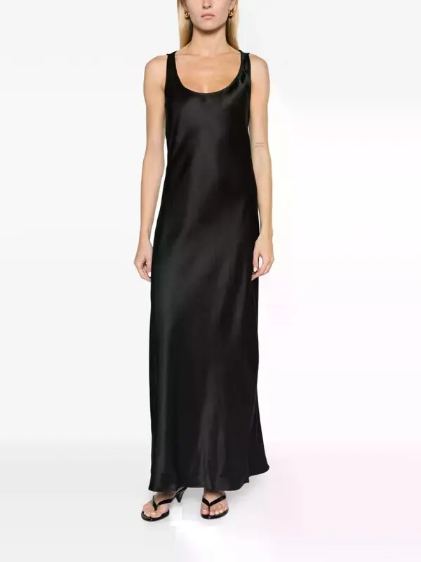 RÓHE Satin Scoop-neck Dress
