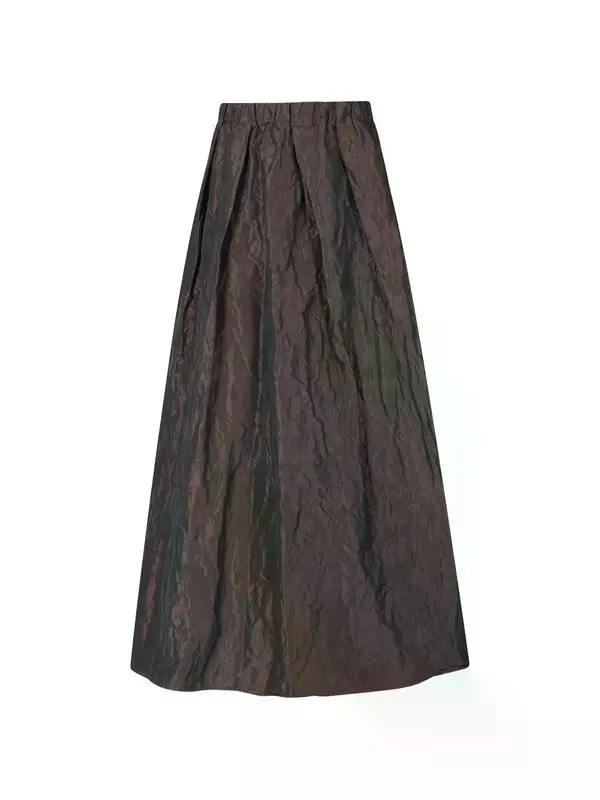 Antonelli Firenze Crinkled-finish Maxi Skirt