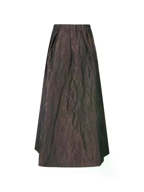 Antonelli Firenze Crinkled-finish Maxi Skirt