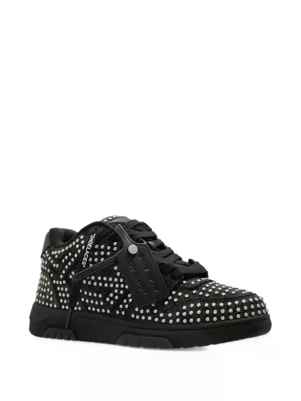 Off-White Out Of Office Stud-embellished Sneakers - Black