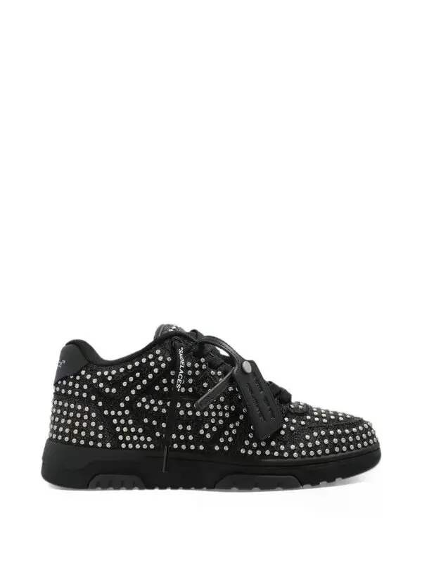 Off-White Out Of Office Stud-embellished Sneakers - Black