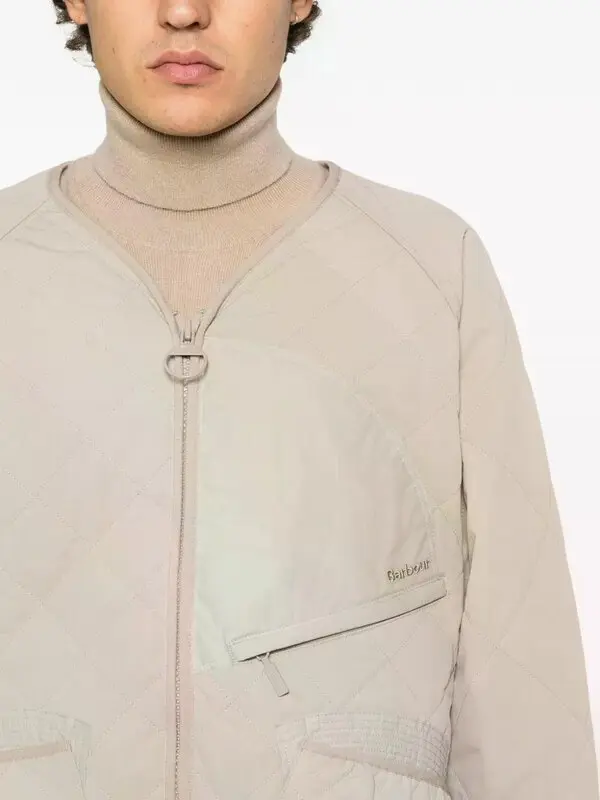 Barbour X Norbit Quilted Zip-up Jacket