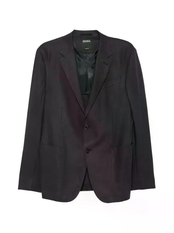 Zegna Oasi Lino Single-breasted Jacket