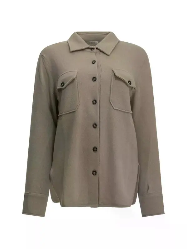 Fedeli Corviglia Button-up Pocket-detail Overshirt