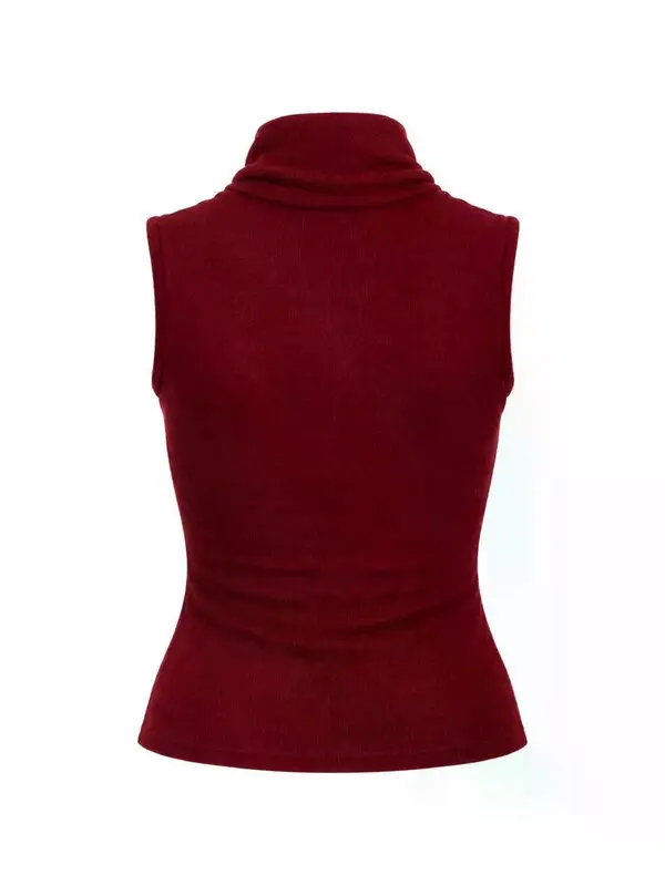 Smythe Cowl-neck Knitted Top