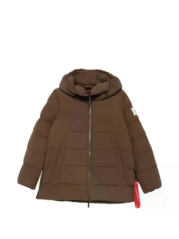 AFTER/LABEL Levi Padded Hooded Coat - Brown