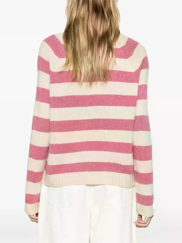 Max Mara Alpaca And Cotton Sweater Raspberry