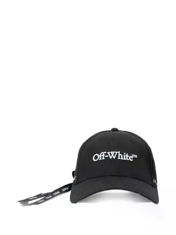 Off-White Bookish Tie-back Cap - Black