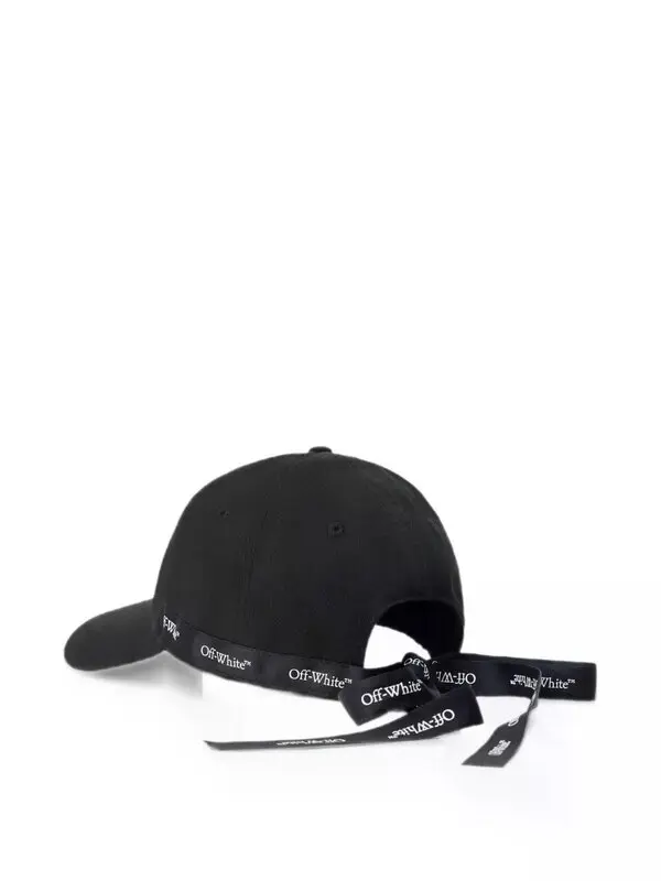 Off-White Bookish Tie-back Cap