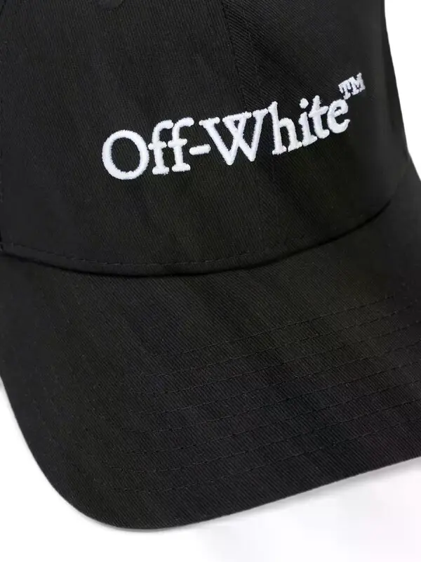 Off-White Bookish Tie-back Cap