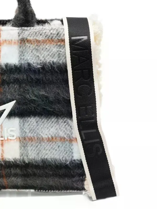 MARC ELLIS L Buby Plaid Tote Bag