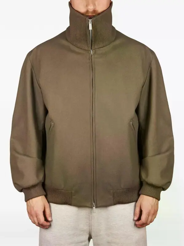 HEVO High-neck Zip-up Bomber Jacket